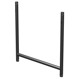Structure aluminium, traverse en H, 100 kg, noire - DR01